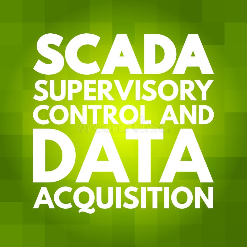 SCADA Supervisory Control and Data Acquisition Technology Concept on ...