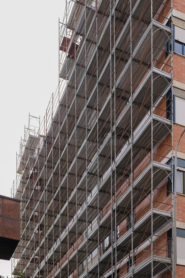 Scaffold building stock image. Image of construction - 53963389