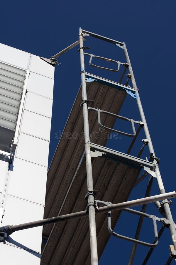 Scaffold detail stock image. Image of facade, workplace - 24356581
