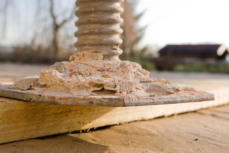 Scaffold foot stock photo. Image of installation, safety - 40710754