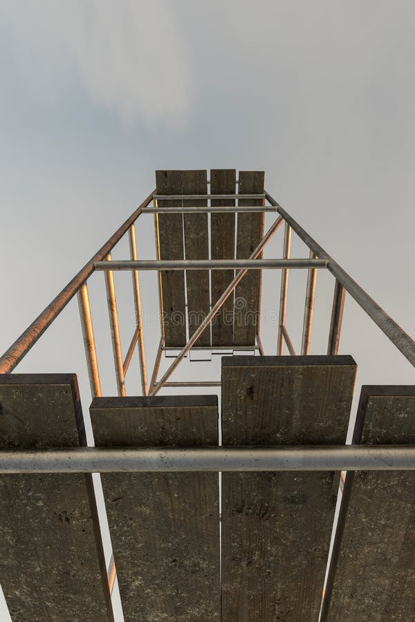 Scaffolding Isolated on White Background Stock Illustration ...