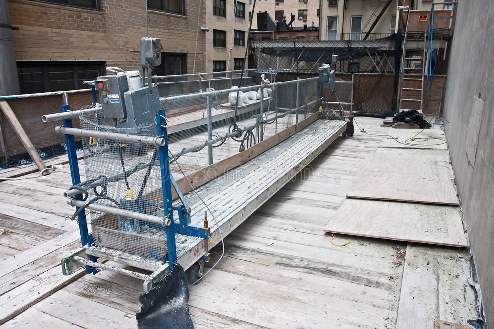 Scaffold platform stock photo. Image of bricks, hook - 18881286