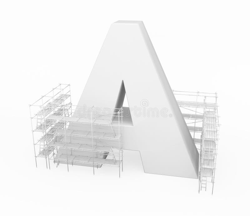 Scaffolded Letter Stock Illustrations – 1 Scaffolded Letter Stock ...