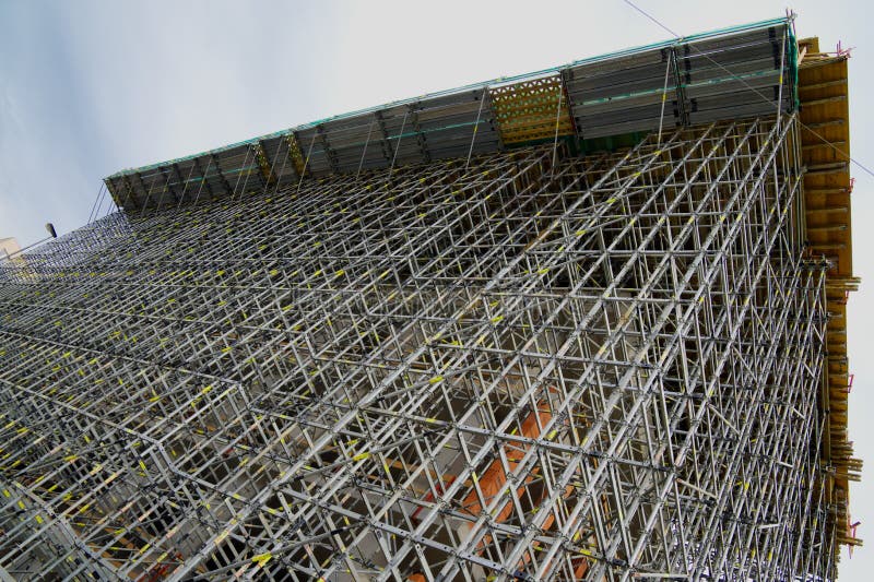 Scaffoldin stock image. Image of development, prague - 40580531