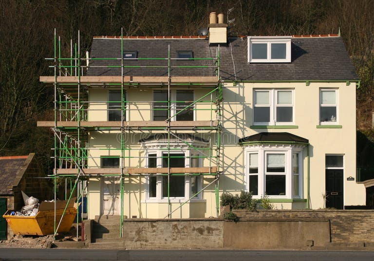 House Scaffolding Dormer Stock Photos - Free & Royalty-Free Stock ...