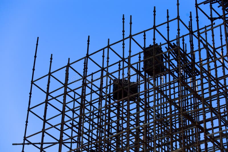 Scaffolding stock image. Image of industrial, infrastructure - 3868235
