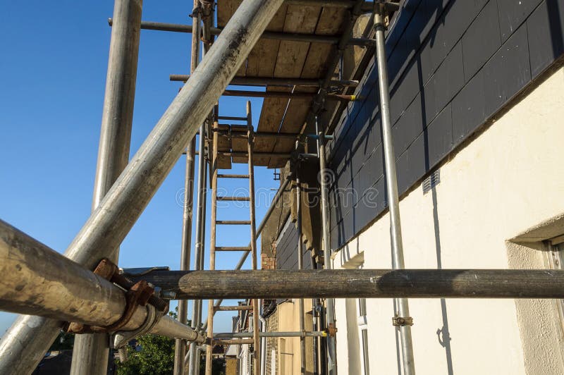 Scaffolding stock photo. Image of steel, project, structure - 34346300