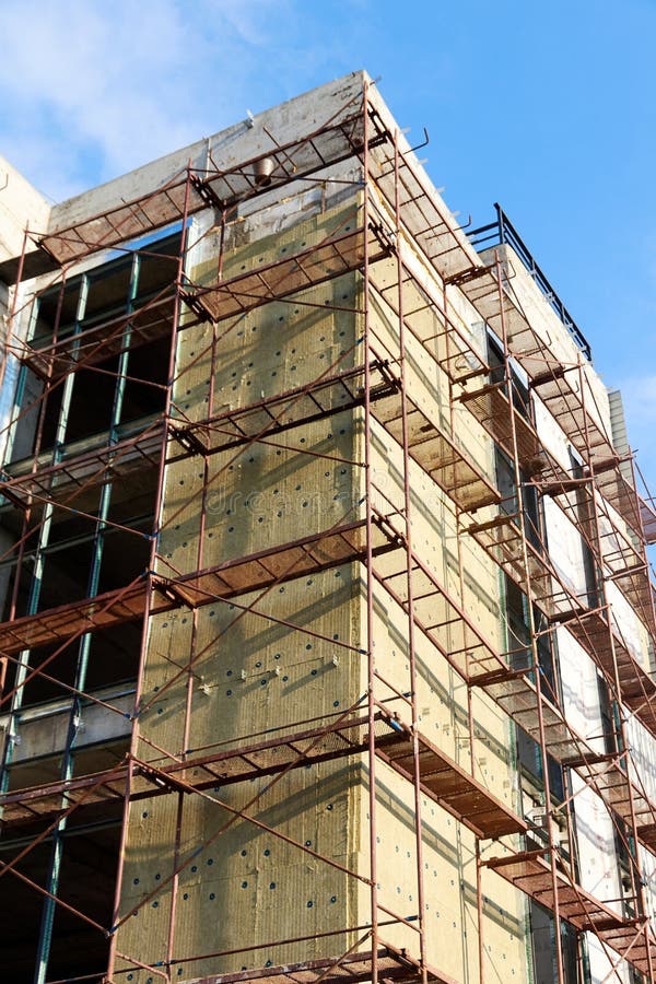 Scaffolding Around a Multi-storey Building Under Construction Stock ...
