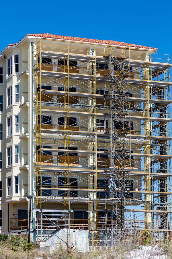 Condo Construction Development Stock Photo - Image of build ...