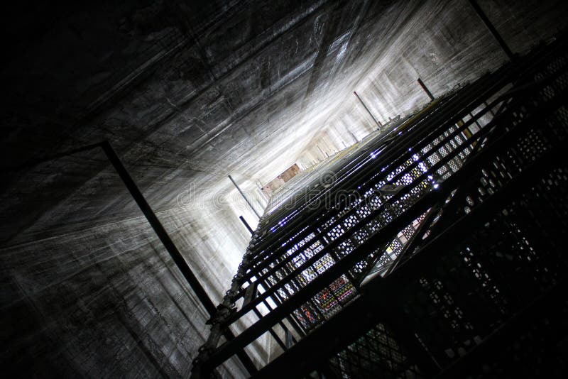 Scaffolding at Construction Site Stock Photo - Image of inside, walls ...