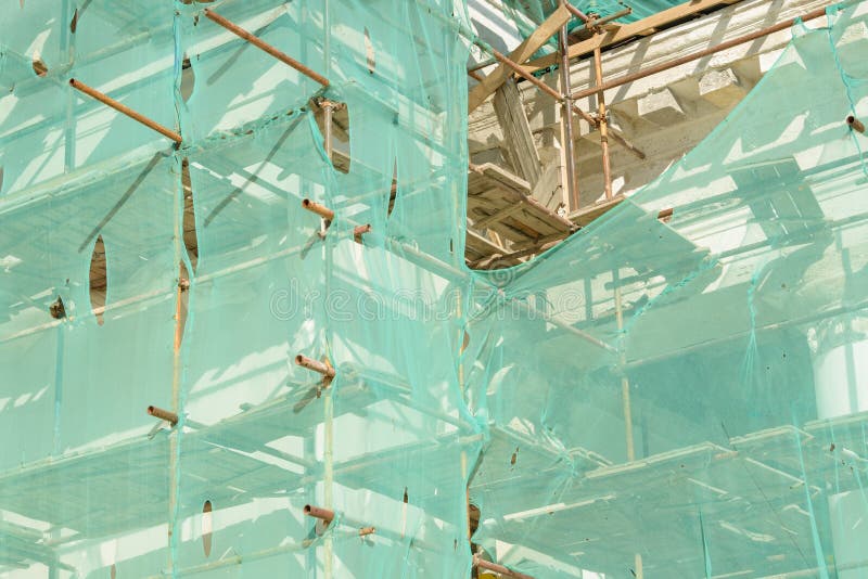 Scaffolding Elements Construction. Metal Scaffolding Tubes and Bars ...