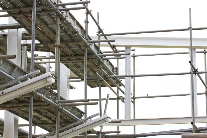 Scaffolding elements stock image. Image of clamp, metal - 43747789
