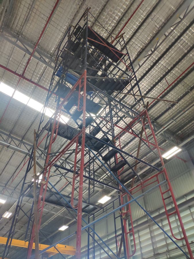 Scaffold stock image. Image of engineering, scaffold - 135460501