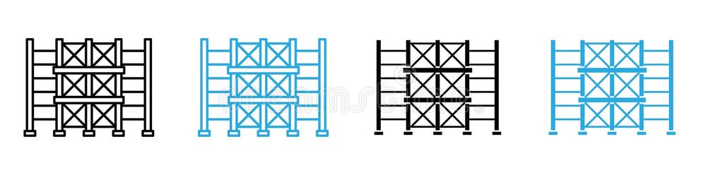 Scaffolding Symbol Representing Construction and Structural Support ...