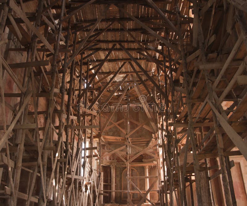Scaffolding stock image. Image of building, ancient, scaffolding - 45083355