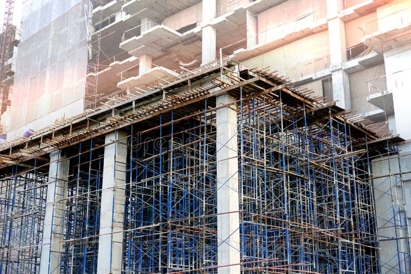 Scaffolding Platform for Support Under Construction High Building ...