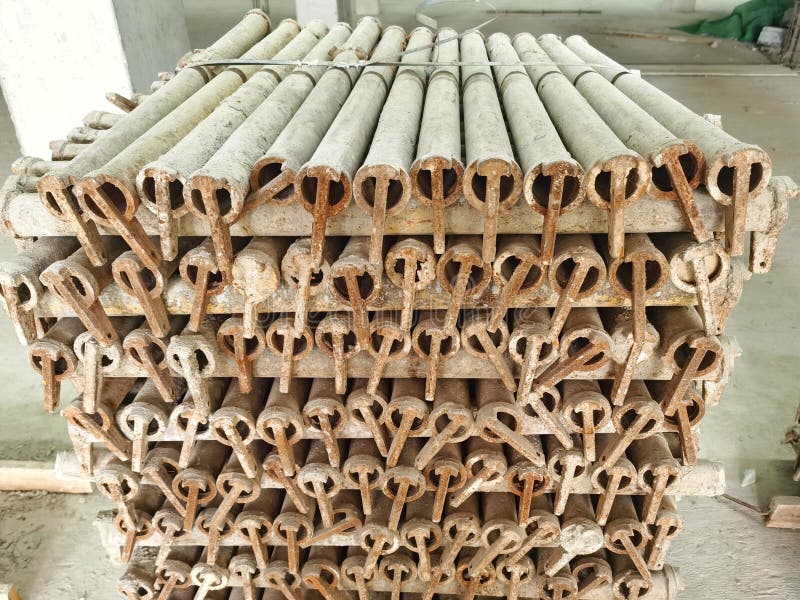 Scaffolding Poles stock photo. Image of stacked, scaffold - 249495592