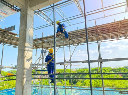 Scaffolding Safety Inspection Editorial Photography - Image of engineer ...