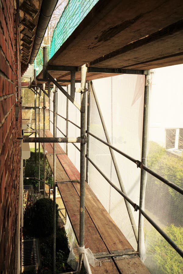 Scaffolding stock image. Image of construction, safety - 143958939