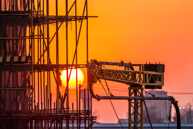 Scaffolding silhouette stock image. Image of scaffolding - 67129369