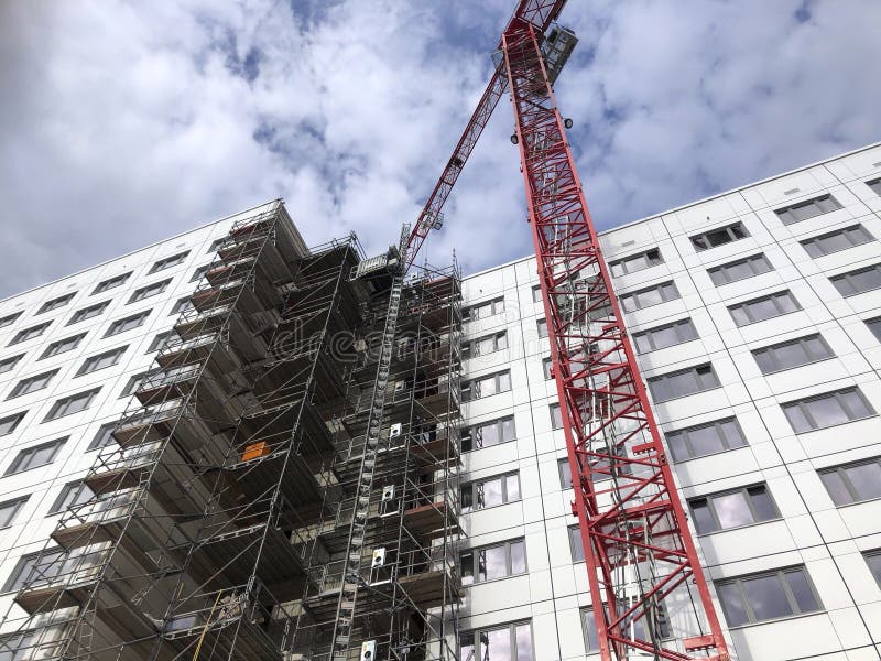 Building Under Construction Stock Image - Image of business, equipment ...