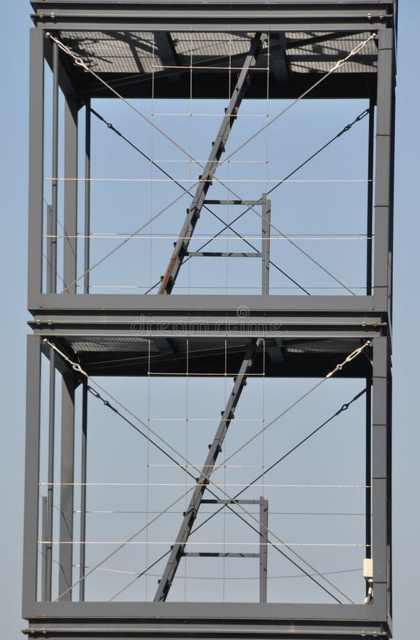 Scaffolding stock image. Image of scaffold, pulley, handrail - 45038477