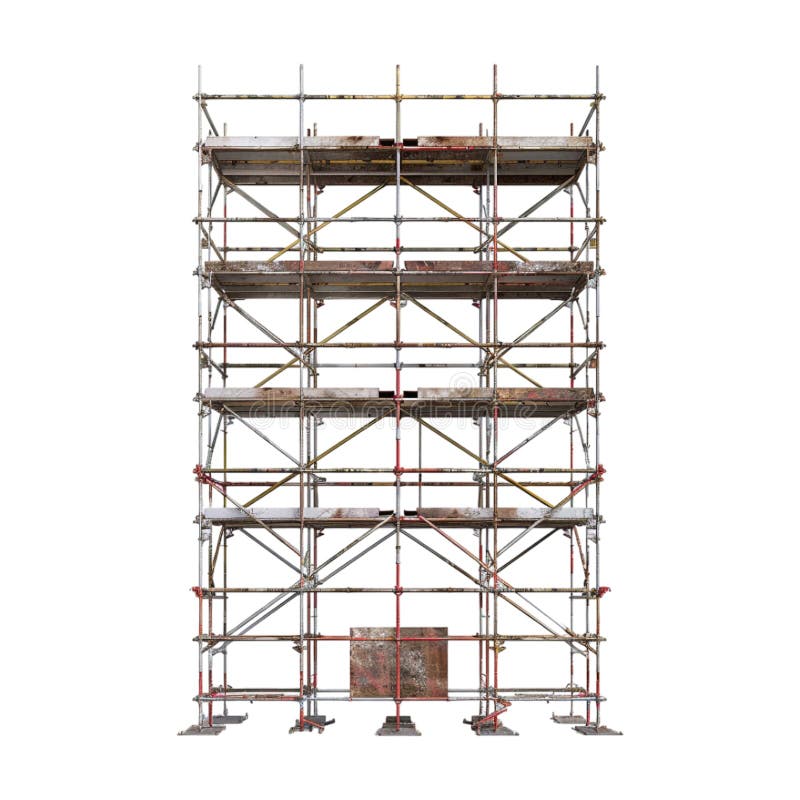 Scaffolding on Transparent Background - Ai Generated Stock Illustration ...