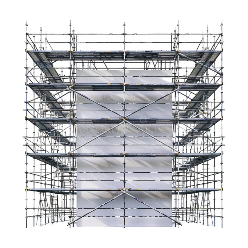 Scaffolding on Transparent Background - Ai Generated Stock Illustration ...
