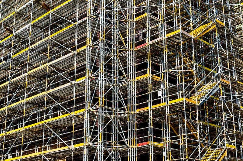Scaffolding Used As the Temporary Structure To Support Platform, Form ...