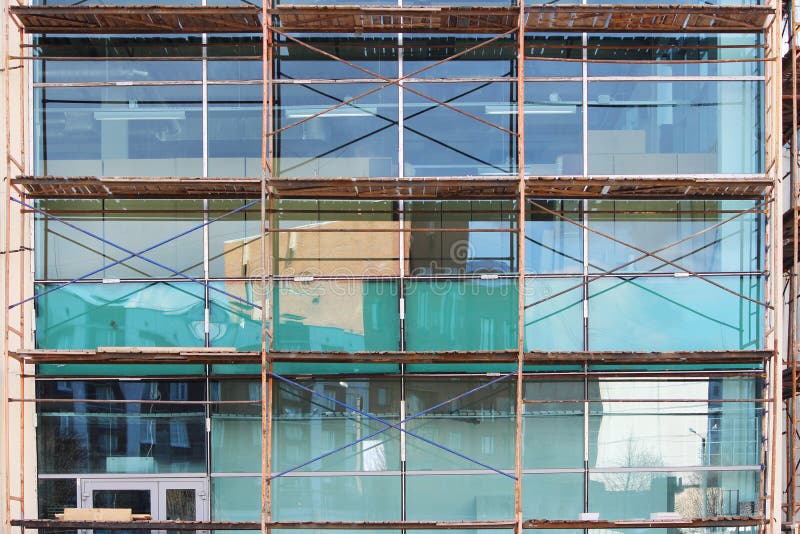 Scaffolding Used As the Temporary Structure To Support Platform, Form ...