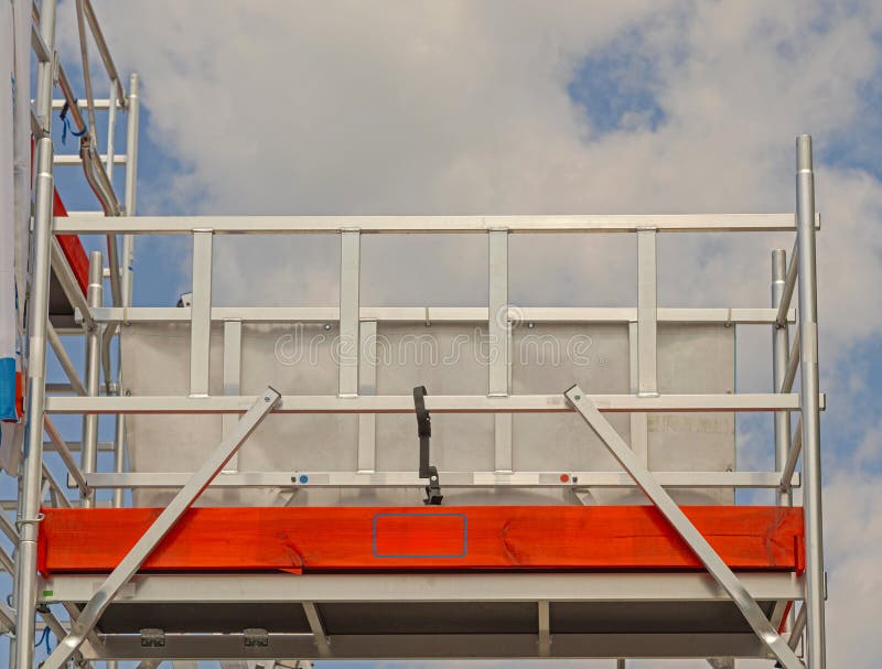 A Work Platform - Construction Industry - Health and Yafety Stock Image ...