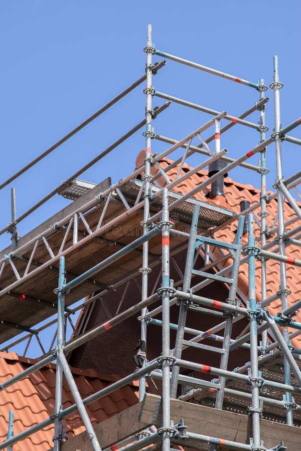 Scaffolds during the Renovations at Betondorp Amsterdam the Netherlands ...