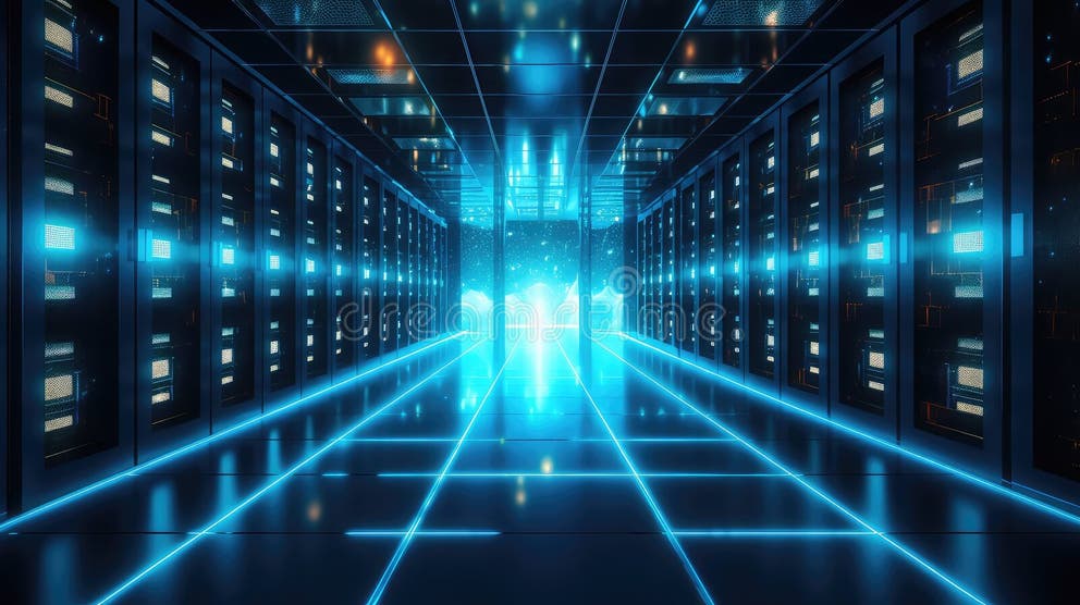 Scalability data platform stock illustration. Illustration of ...