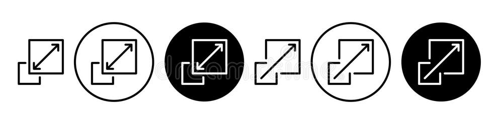 Scalability Icon Symbol Simple Design. Stock Vector - Illustration of ...