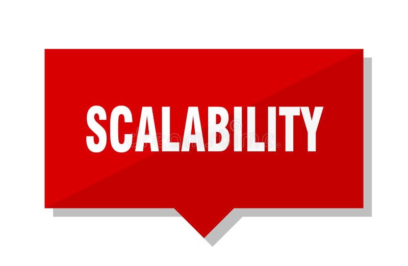 Scalability price tag stock vector. Illustration of square - 118867612