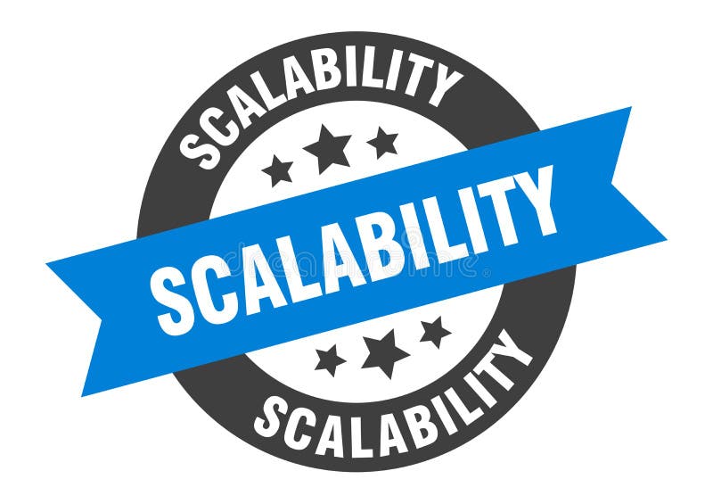 Scalability stock vector. Illustration of flat, speech - 124280430