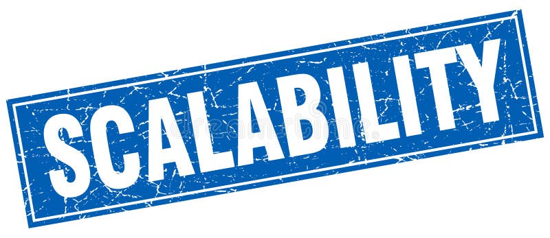 Scalability stamp stock vector. Illustration of isolated - 125010787