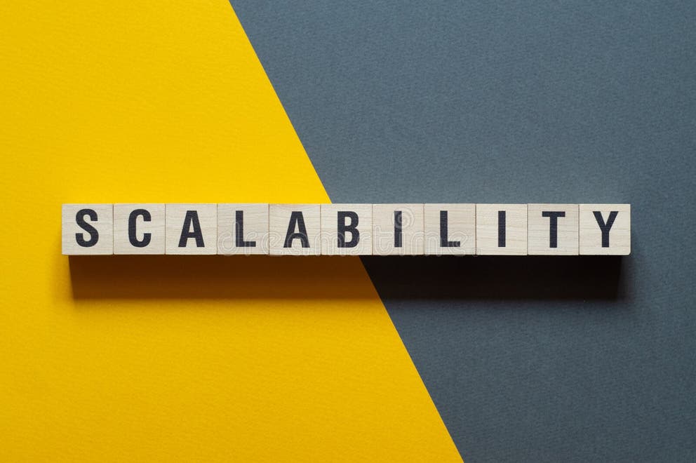 Scalability - Word Concept on Cubes, Text Stock Photo - Image of icon ...