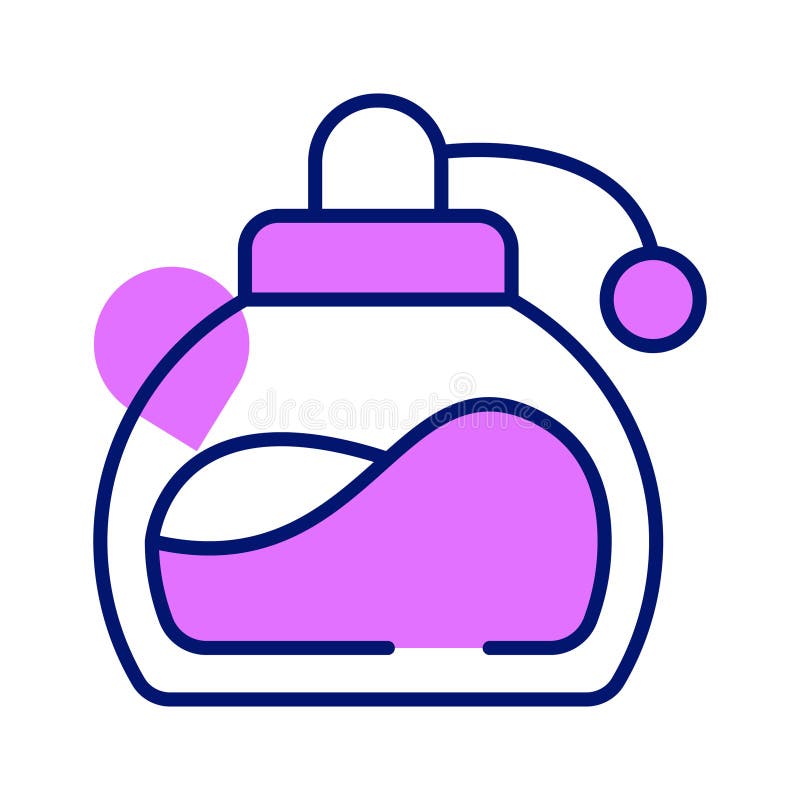Scalable Icon of Perfume, Unique Vector of Fragrance Bottle Stock ...