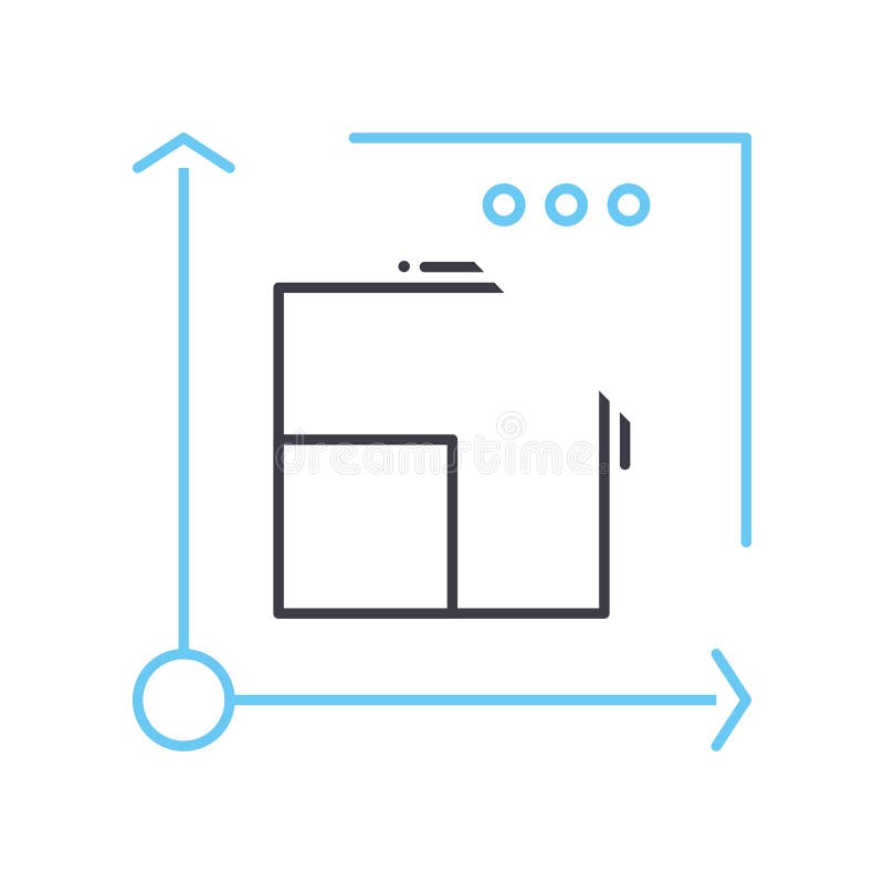 Scalable System Line Icon, Outline Symbol, Vector Illustration, Concept ... Scalable System Line Icon, Outline Symbol, Vector Illustration, Concept ...