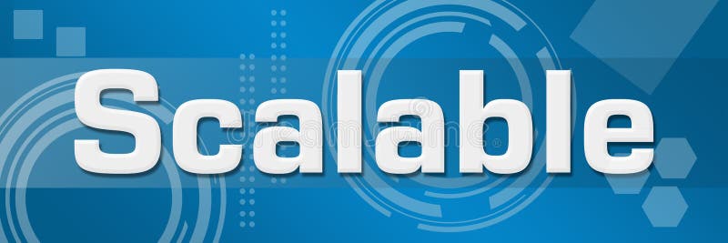 Scalable Technical Background Horizontal Stock Illustration ...