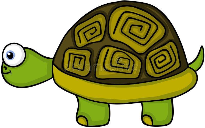 Cute turtle smiling stock vector. Illustration of cute - 100258379