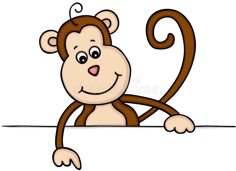 Pointing Monkey stock vector. Illustration of finger - 29198925