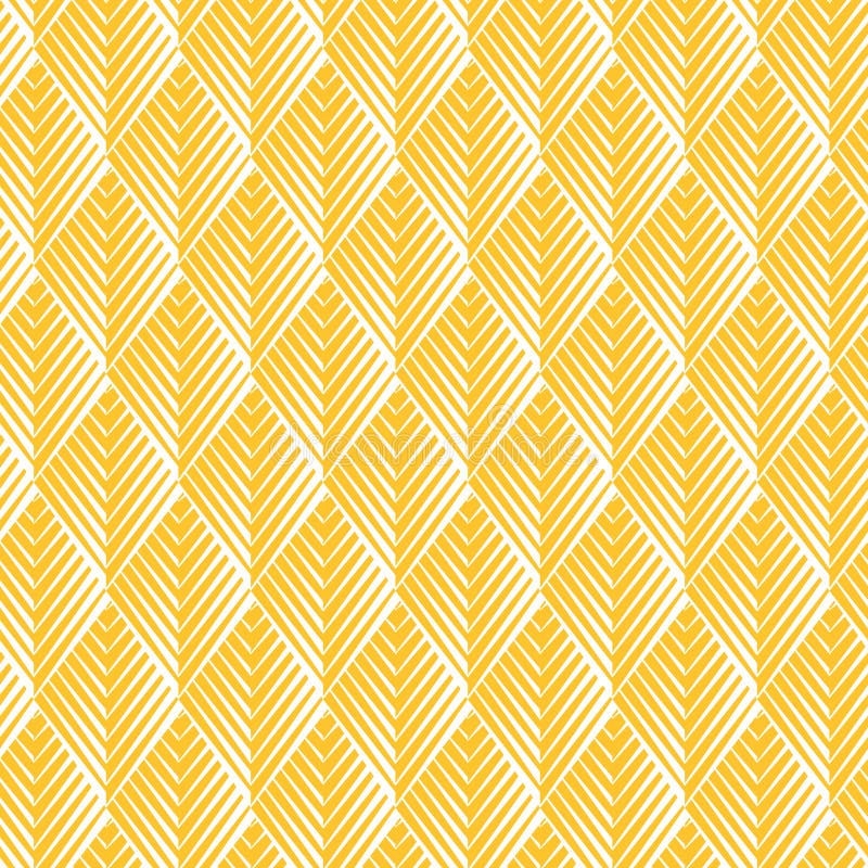 Yellow Abstract Seamless Pattern Ornament Background Stock Vector ...