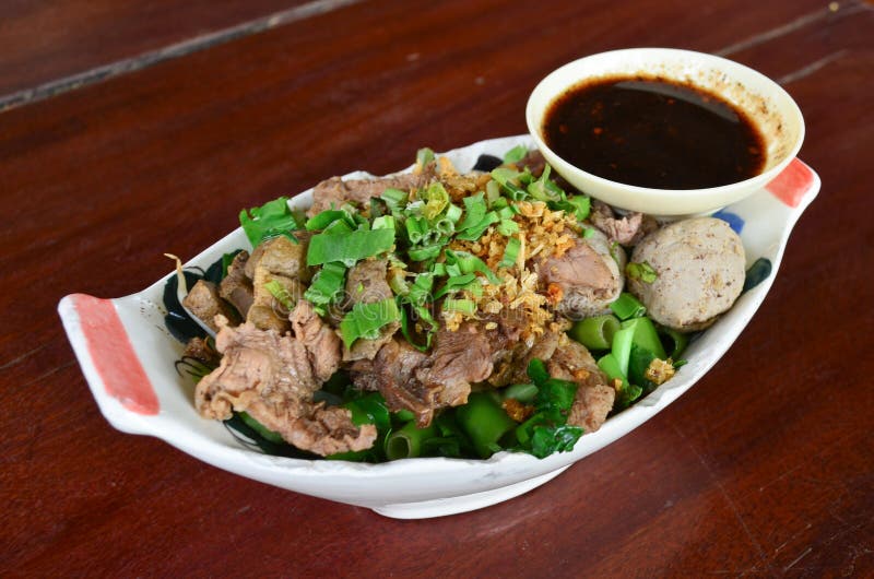 Scald Beef with Spicy Sauce Stock Photo - Image of spicy, closeup: 30809476