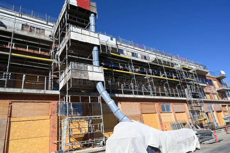 Construction Site of a Building in the City of Copenhagen in Denmark ...