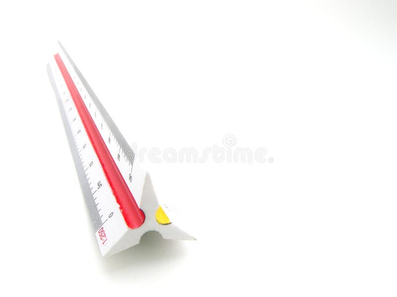 Diagonal Three Point Scale Ruler Array Stock Photo - Image of rulers ...