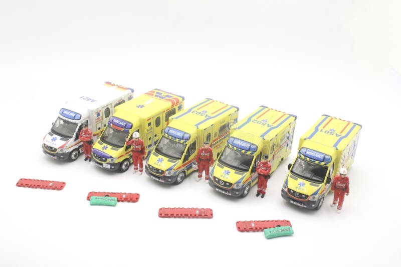 A Scale of Ambulance Car of Mini Model Editorial Photography - Image of ...
