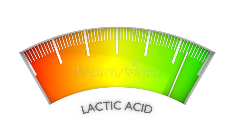 Lactic Acid Measuring Process Stock Illustration - Illustration of ...