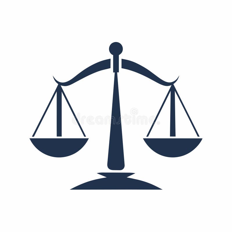 A Scale with a Balance Scale Placed on Top, Showcasing Equilibrium and ...